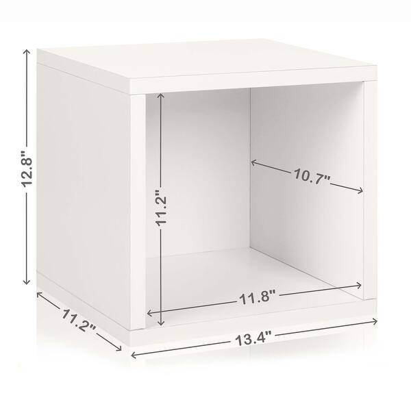 WAY BASICS Modular Storage Cube - Cubby Closet Organizer Bookshelf ...