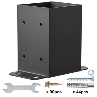 Post Base Brackets, Heavy Duty Powder-Coated Post - Bed Bath & Beyond ...