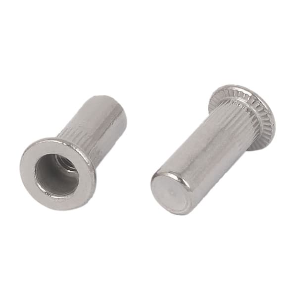 M4x16mm 304 Stainless Steel Straight Knurled Closed End Rivet Nut 30pcs ...