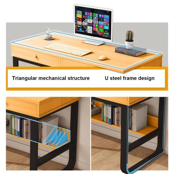 47 Inch Computer Desk Home Desktop Computer Desk Simpleness Student ...