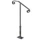 Single Post Handrail Wrought Iron Post Mount Step Grab Supports in ...