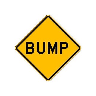 Lyle Bump Traffic Sign,24" x 24" W8-1-24HA - 1 Each - Bed Bath & Beyond ...