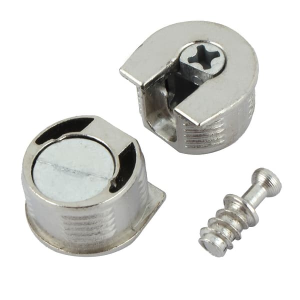 20mm Thread Cam Lock Alloy Shelf Support Holder Bracket Studs Pin 10pcs ...