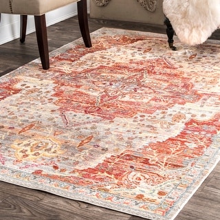 Brooklyn Rug Co Vintage Medallion Thea Area Rug - Bed Bath & Beyond ...