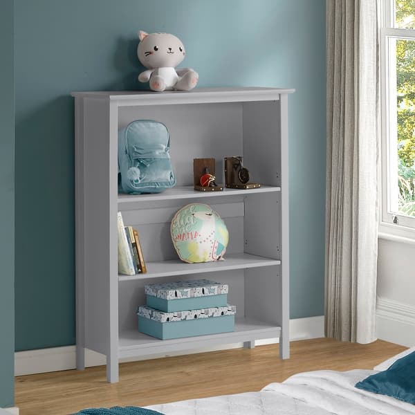 Tall 3-shelf Pine Wood Bookcase - On Sale - Bed Bath & Beyond - 30268151