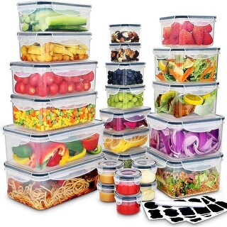 48 PCS Larger Food Storage Containers - Bed Bath & Beyond - 39080017