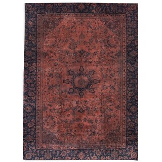 Hand-knotted Color Transition Copper Wool Rug - 9'2 x 12'8 - Bed Bath ...