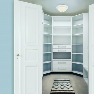 Design House Hays 2-Pack Integrated LED White Ceiling Light with ...