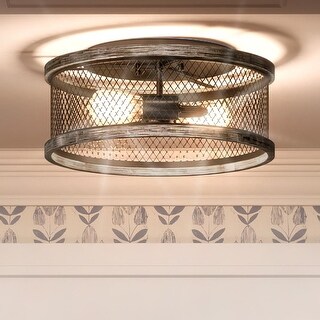 Luxury Shabby Chic Ceiling Light, 6.5"H x 14"W, with Posh Style, Olde ...