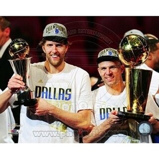 Dirk Nowitzki And Jason Kidd With The 2011 Nba Championship And Mvp ...