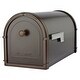 Architectural Mailboxes Bellevue Modern Galvanized Steel Post-Mountable ...