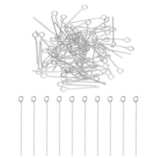 Open Eye Pins, Metal Head Pins Needles Eye Pins for Jewelry Making ...