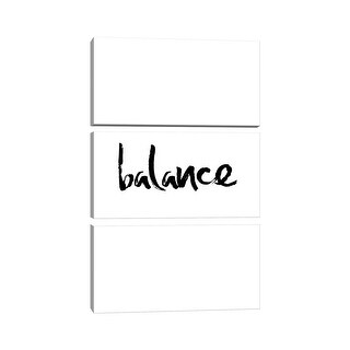 iCanvas "Balance Minimalistic Calligraphy" by Nordic Print Studio 3 ...
