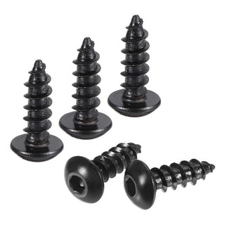 Hex Socket Self Tapping Screws, M5 x 16mm Carbon Steel Wood Screw ...