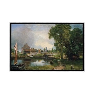 iCanvas "Dedham Lock and Mill, 1820 " by John Constable Framed - Bed ...