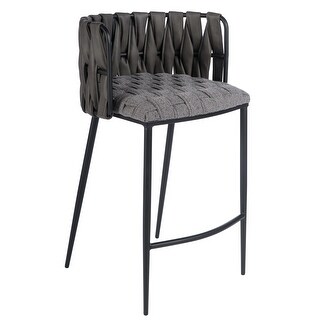 Statements by J Milano Counter Chair, Grey, 35 Inch Tall - Bed Bath ...