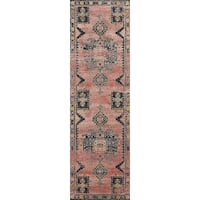 Alexander Home Luxe Rose Antiqued Distressed Area Rug - Bed Bath ...