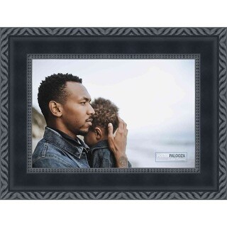 11x8.5 Traditional Black Complete Wood Picture or Document Frame with ...