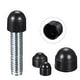 Plastic Dome Bolt Nut Protection Cap M16 / 24mm Hex Screw Cover Black ...