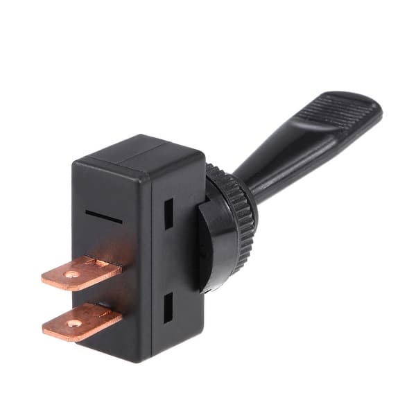 5Pcs SPST Latching Rocker Toggle Switch 20A 12V 2P ON-OFF Flat Rod ...