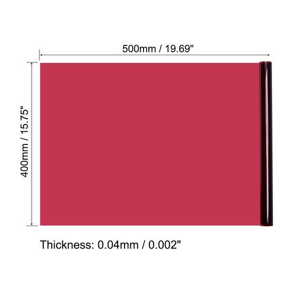red light filter paper