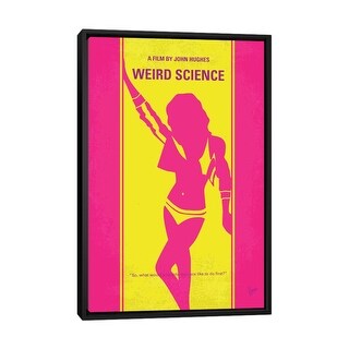 iCanvas "Weird Science Minimal Movie Poster" by Chungkong Framed Canvas ...