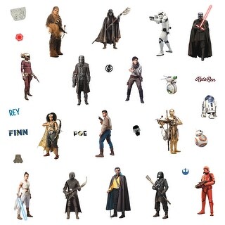 Grey & Blue & Red Star Wars Episode Ix Wall Decals by RoomMates - Bed ...