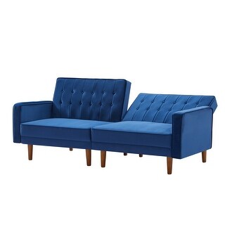 Split Sofa Fabric Padded Convertible Sleeper Sofa, Easily Assembled ...