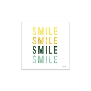 Smile Smile Print On Acrylic Glass by Ann Kelle - Bed Bath & Beyond ...