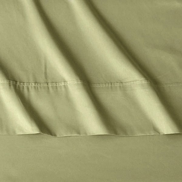 Sage Green Luxury Extra Soft Deep Pocket Fresh Breathable Sheet Set ...