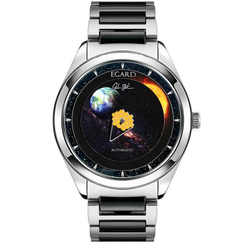 Egard Men's Passages V2 Webb - William Shatner edition Black Dial Watch ...