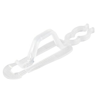 Set of 50 Clear Outdoor Universal Christmas Light Clips - 3.5" - Bed ...