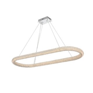 Indigo Home 51 inch Adjustable LED Chandelier - Bed Bath & Beyond ...