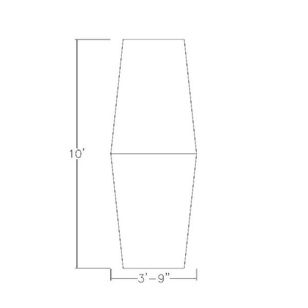 10 Person Hexagon Irregular Conference Table Power Modules Post Legs ...