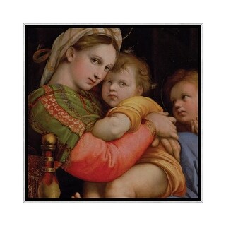 iCanvas "The Madonna of the Chair " by Raphael Framed - Bed Bath ...