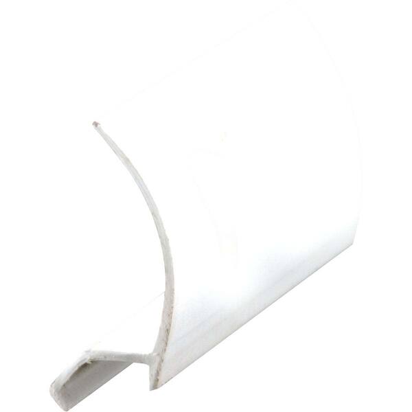 Prime-Line Make-2-Fit 72 In. White Snap-In Rigid Vinyl Glass Spline ...