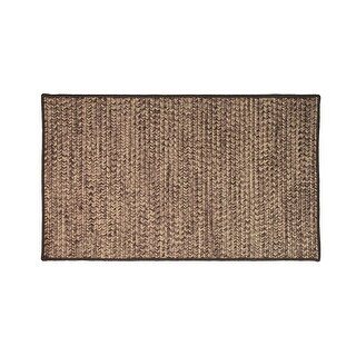Beige and Tan Tweed Textured Handcrafted Reversible Door Mat 22" x 34 ...