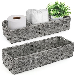 Woven Tank Topper Storage Basket Organizer - Bed Bath & Beyond - 40178563