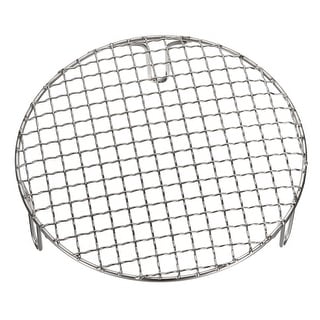 Round Cooking Rack 8.3" Stainless Steel Cross Wire Barbecue Grill W ...
