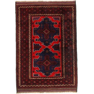 RugNavy Balouchi Prayer Rug - 3' x 4'" - Blue - 4' x 3' - Bed Bath ...