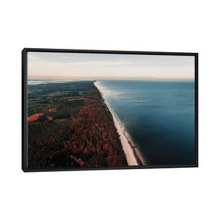 iCanvas "Baltic Coastline" by Sebastian Hilgetag Framed - Bed Bath ...