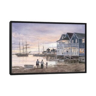 iCanvas "Nantucket Sunset" by Stanton Manolakas Framed Canvas Print ...
