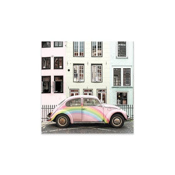 Rainbow Buggy Print On Acrylic Glass by Erin Summer - Bed Bath & Beyond ...