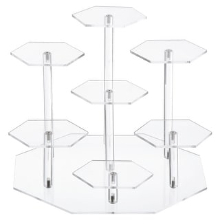 Acrylic Display Stand for Figures, 7 Tier Acrylic Showcase Stand Clear ...