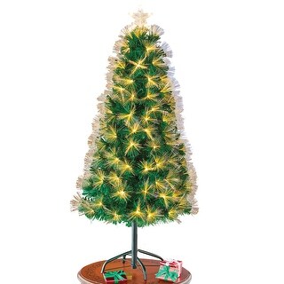 47 Inch Fiber Optic Bluetooth Christmas Tree - 43.250 x 5.250 x 5.250 ...
