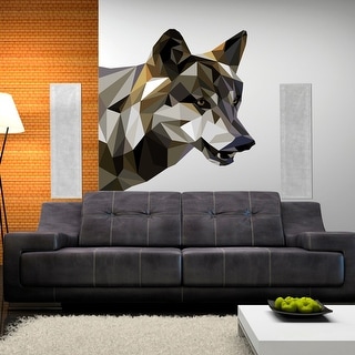Wolf Wall Decal, Wolf Wall sticker, Wolf wall decor, Wolf Wall Art ...