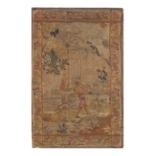 Light Brown France Tapestry - 4'3'' X 6'11'' - 6'11'' x 4'3'' - Bed ...