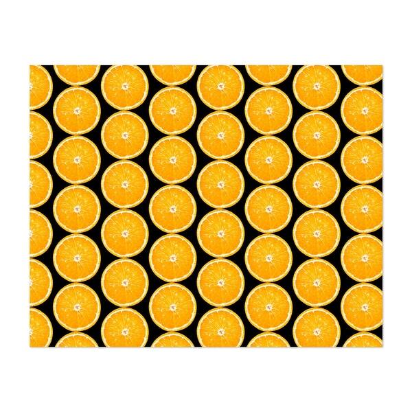 Orange Juicy Pattern Digital Circles Patterns Plant Art Print/Poster ...