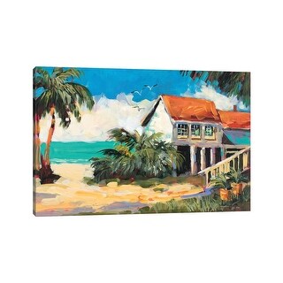 iCanvas "Tropical Getaway" by Jane Slivka Canvas Print - Bed Bath ...