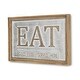 Gray Metal Eat Wall Decor - Bed Bath & Beyond - 36272373